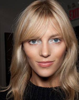 coiffure frange effilee